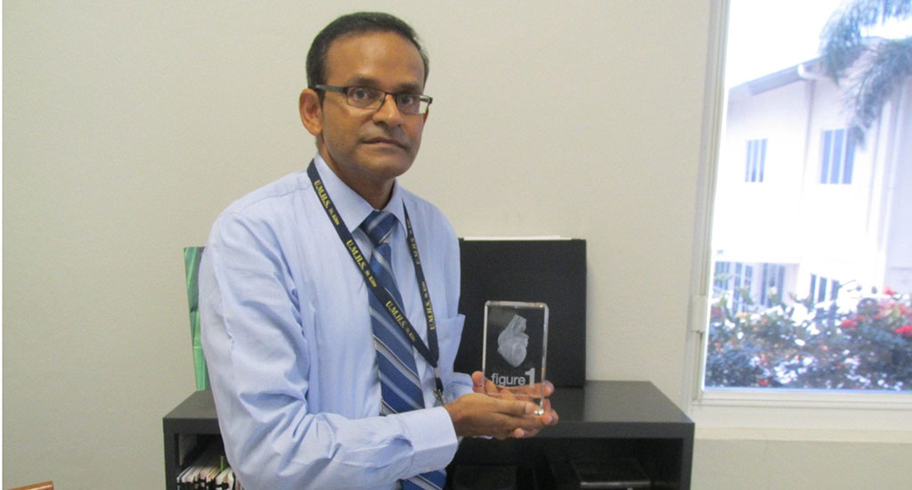 Dr. Alfred Roy of UMHS Wins Figure 1 2016 Healthcare Educators Award