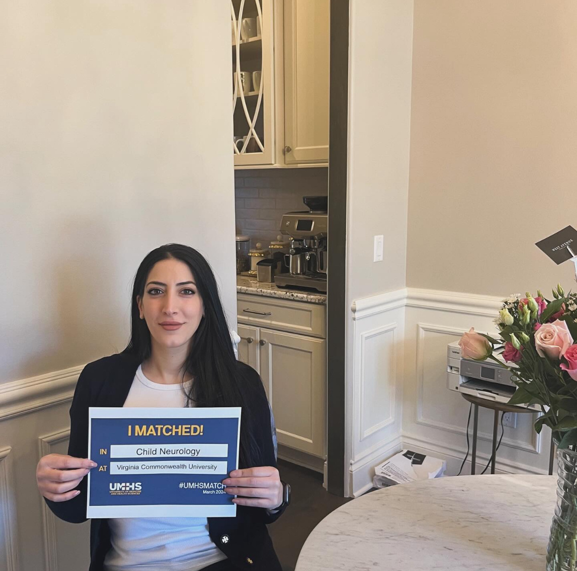 Dr. Fatima Issa '23 on child neurology residency at VCU in Virginia