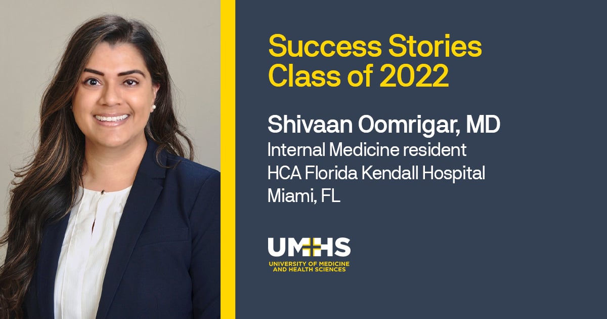 Success Stories: Dr. Shivaan Oomrigar on Internal Medicine residency in ...