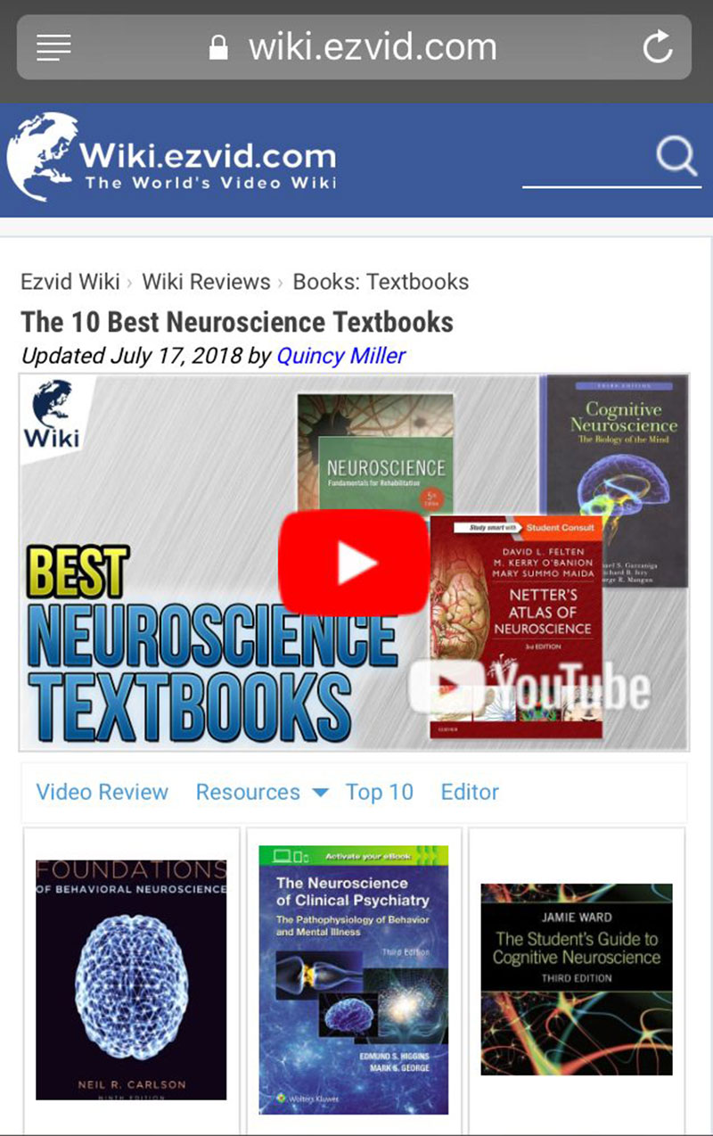 Netter’s Atlas of Neuroscience by Dr. David Felten of UMHS Among 10 ...