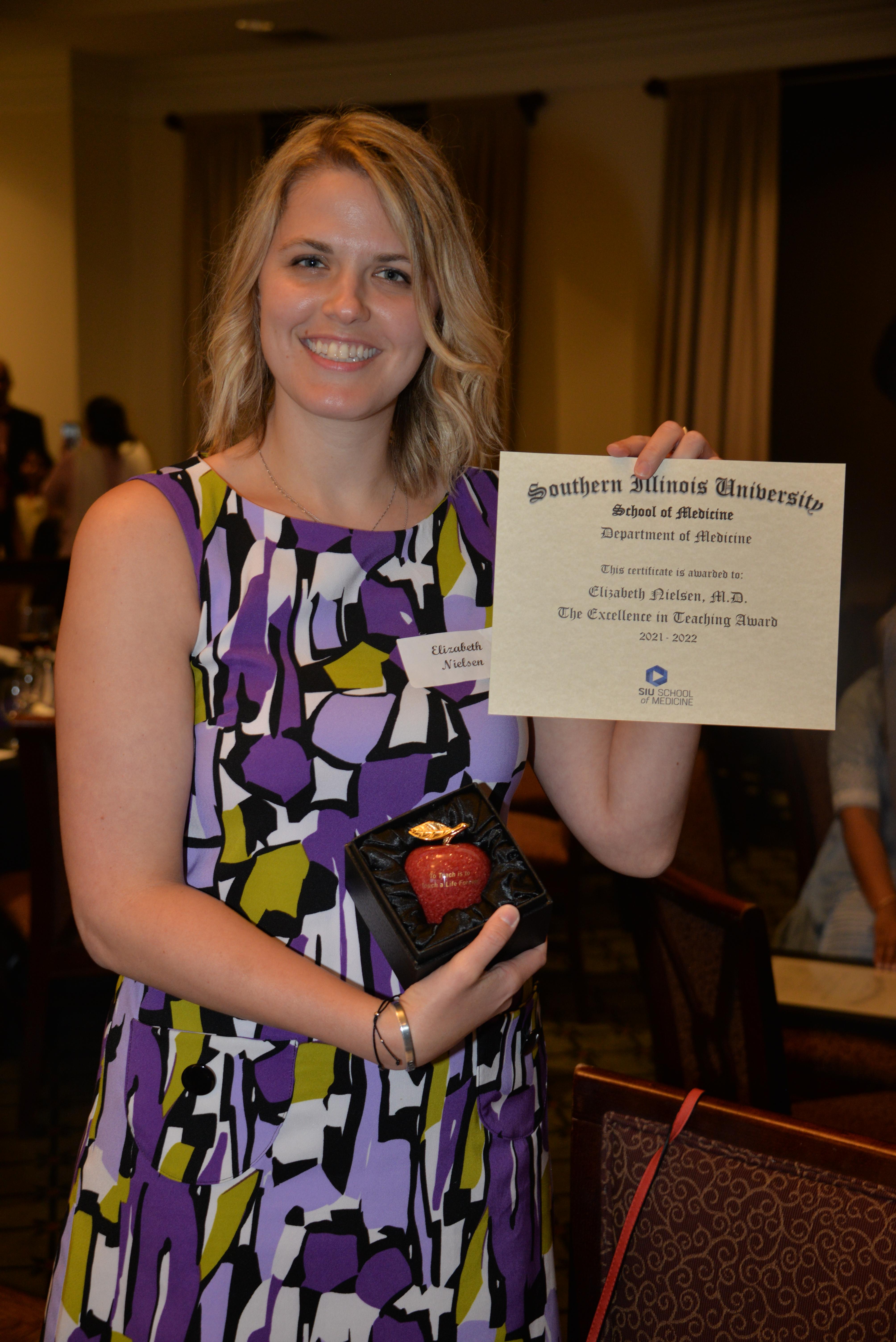 Dr. Elizabeth Nielsen '16 on pulmonary & critical care work in WI